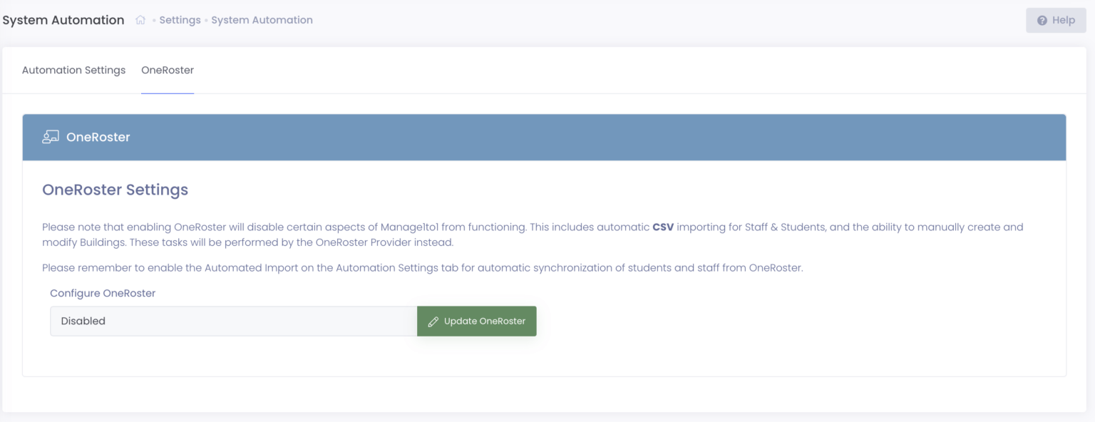 Infinite Campus API – Manage1to1 Documentation
